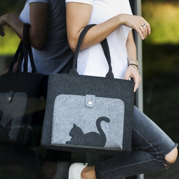 Cat Handbag - Etsy