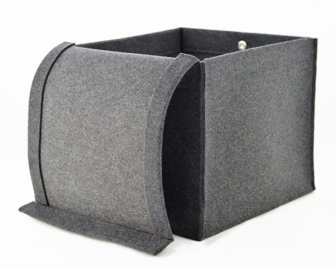 Wardrobe Storage Box Top Shelf Felt Storage Baskets With - Etsy