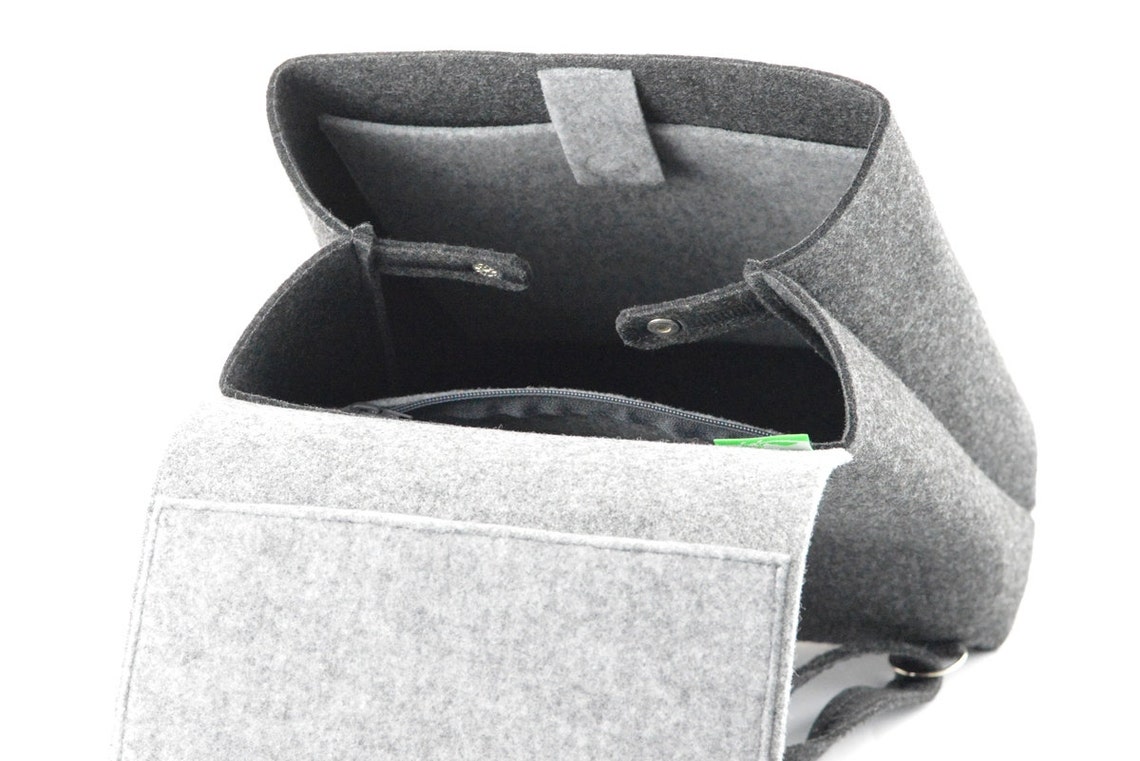 Felt Backpack, Vegan Backpack, Colorful Handmade Felted Rucksack ...