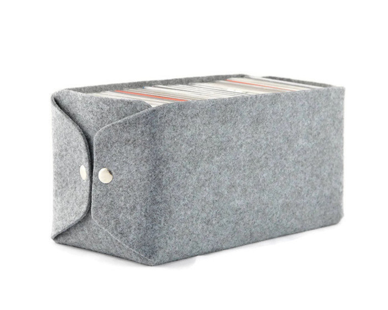 CD Storage Box Felt Storage Box Minimalist CD Box - Etsy