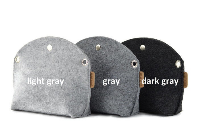 Small Felt Purse Gray Minimalist Crossbody Felt Handbag | Etsy