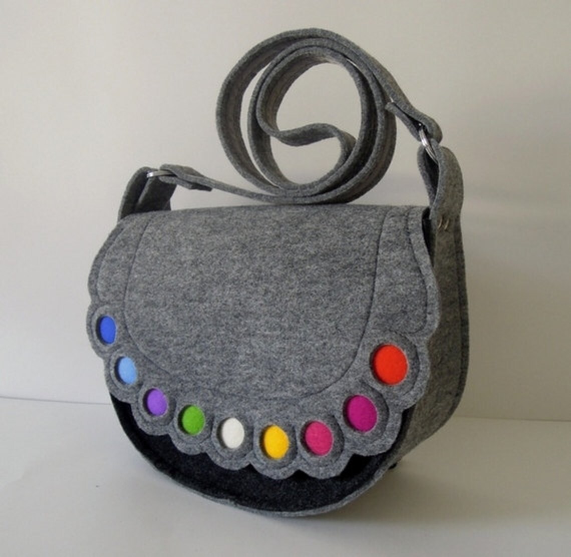 Felt Purse Felt Crossbody Purse Felt Handbag Colorful - Etsy