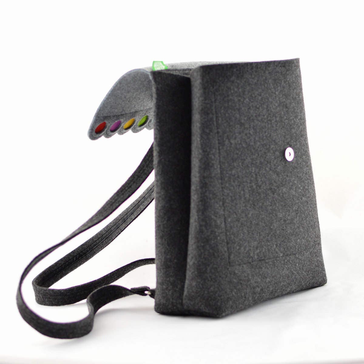 Felt Backpack, Vegan Backpack, Colorful Handmade Felted Rucksack ...