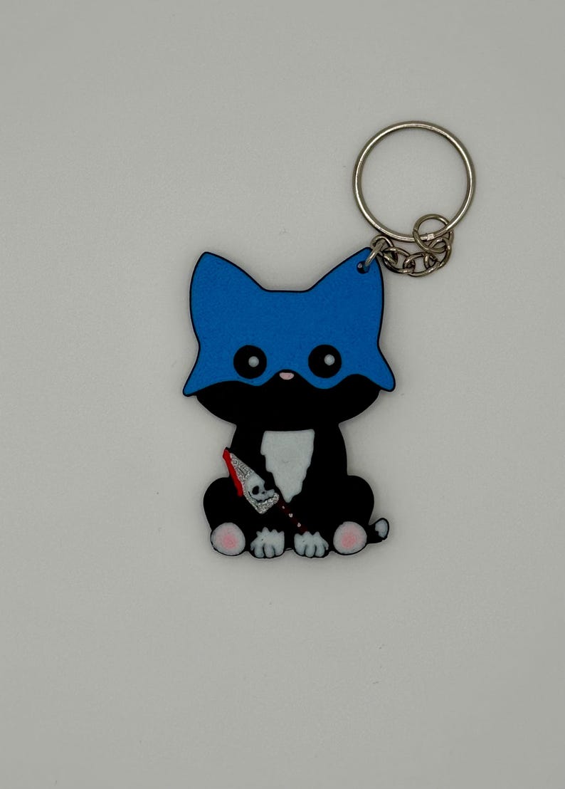 Fred the Cat Keychain – Inspired by Lights Out by Navessa Allen ...