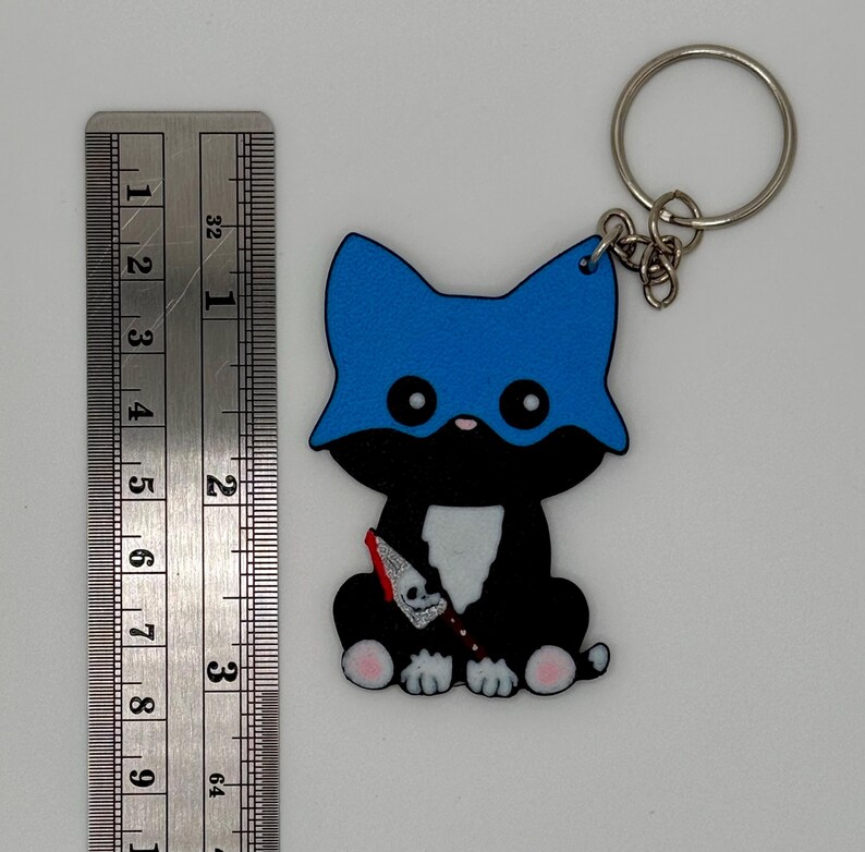 Fred the Cat Keychain – Inspired by Lights Out by Navessa Allen ...