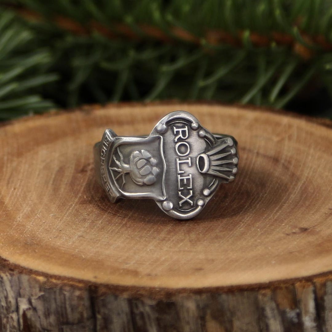 Rolex Spoon Ring - Bucherer Lucerne Switzerland Vintage Souvenir ...