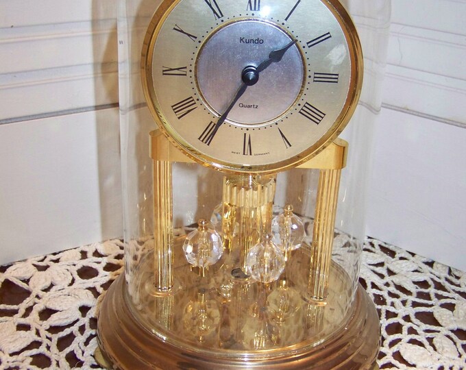 Vintage Quartz Kundo Anniversary Clock West Germany Works - Etsy