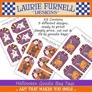 Halloween Tags, Pumpkin Poop Tags, Halloween Candy Tags, Halloween ...
