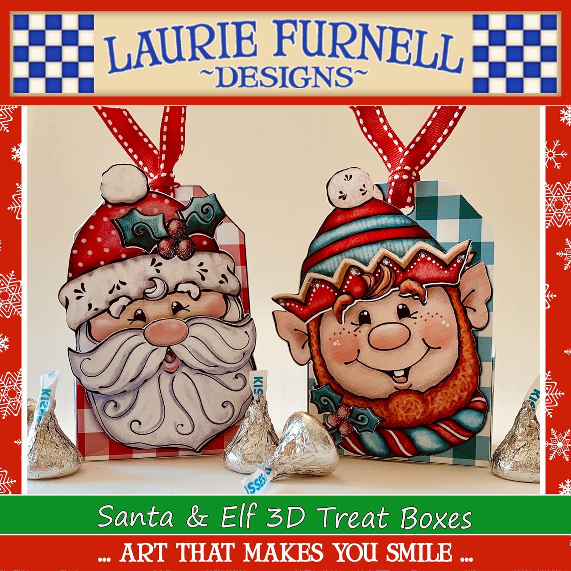 Santa Treat Boxes Elf Treat Boxes Christmas Treat Boxes - Etsy