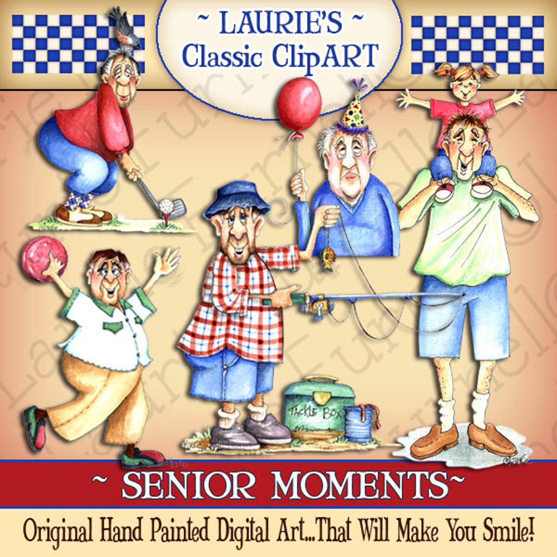 Senior Moments Digital Art Clipart Scrapbooking Card - Etsy