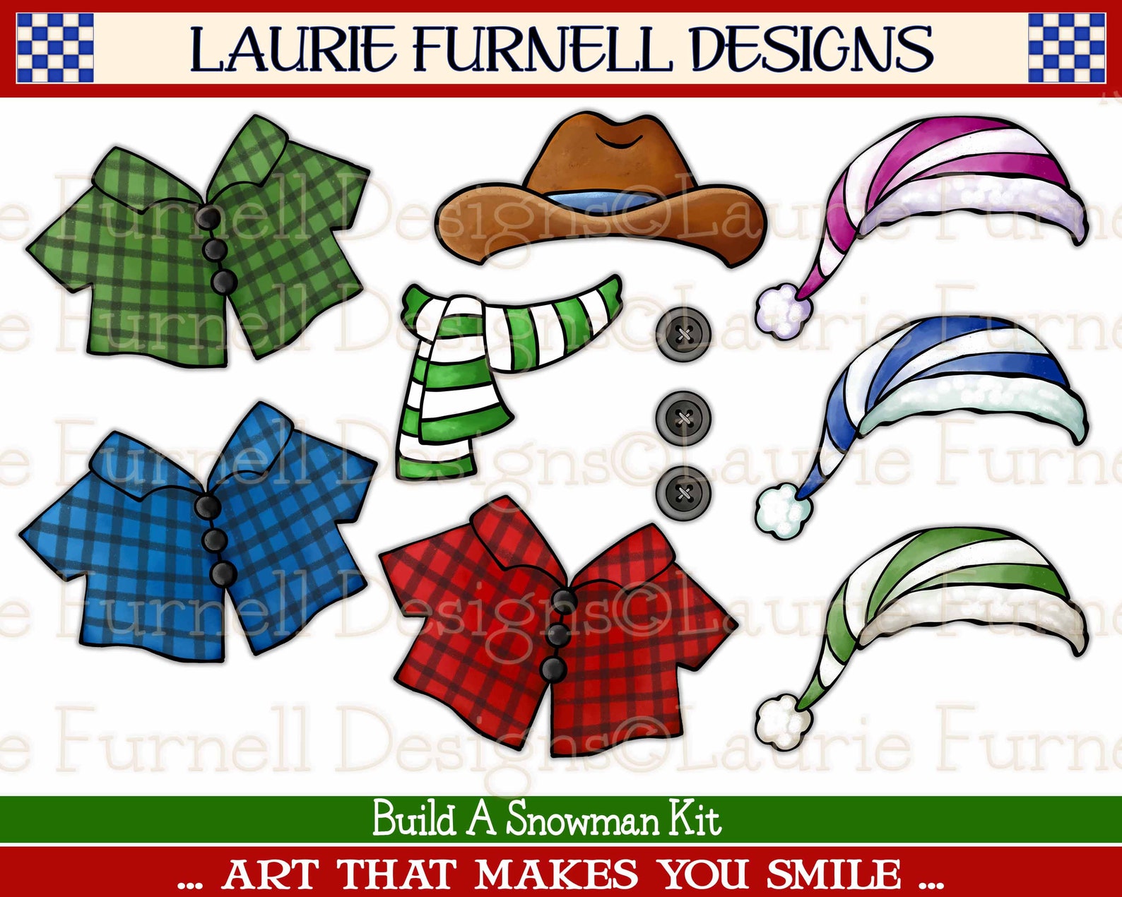 Build A Snowman Clip Art Make A Snowman Digital Kit Snowman | Etsy