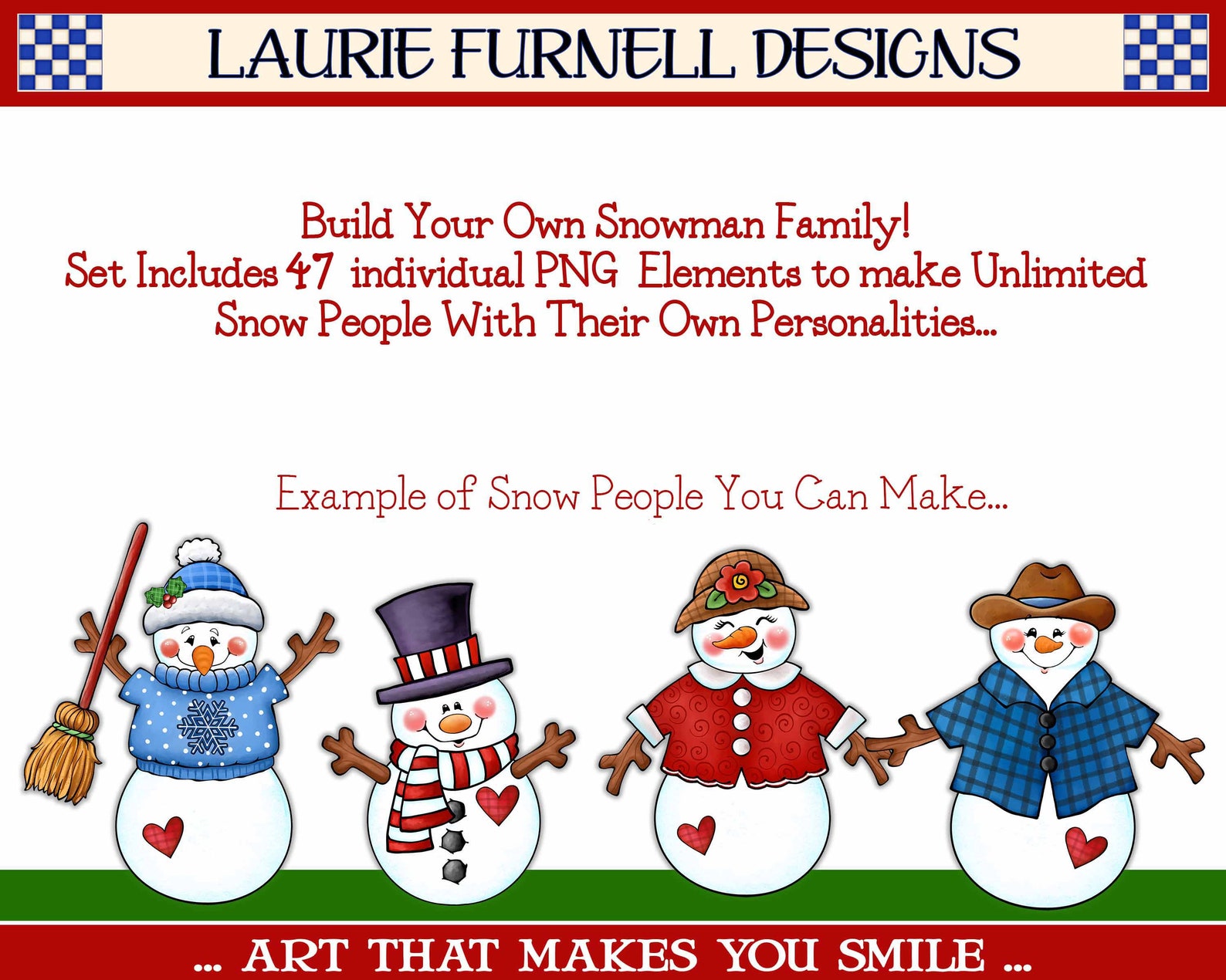 Build A Snowman Clip Art Make A Snowman Digital Kit Snowman | Etsy