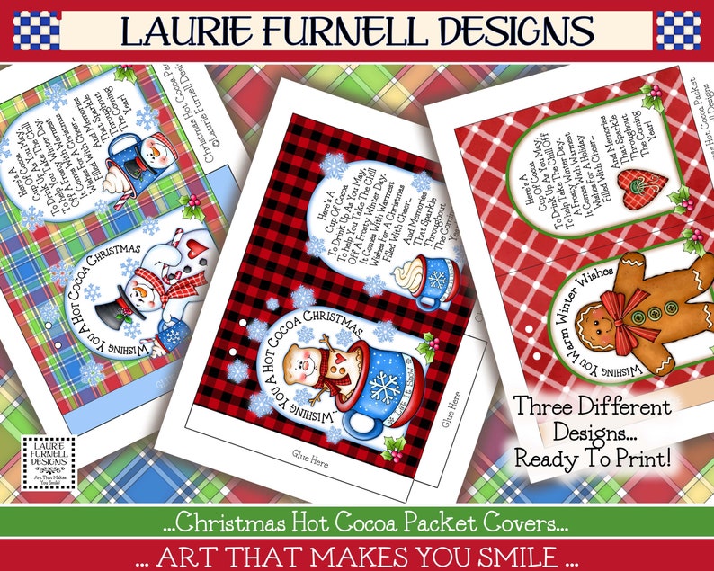 Cocoa Packet Cover, Hot Chocolate Packet Printable, Snowman Cocoa ...