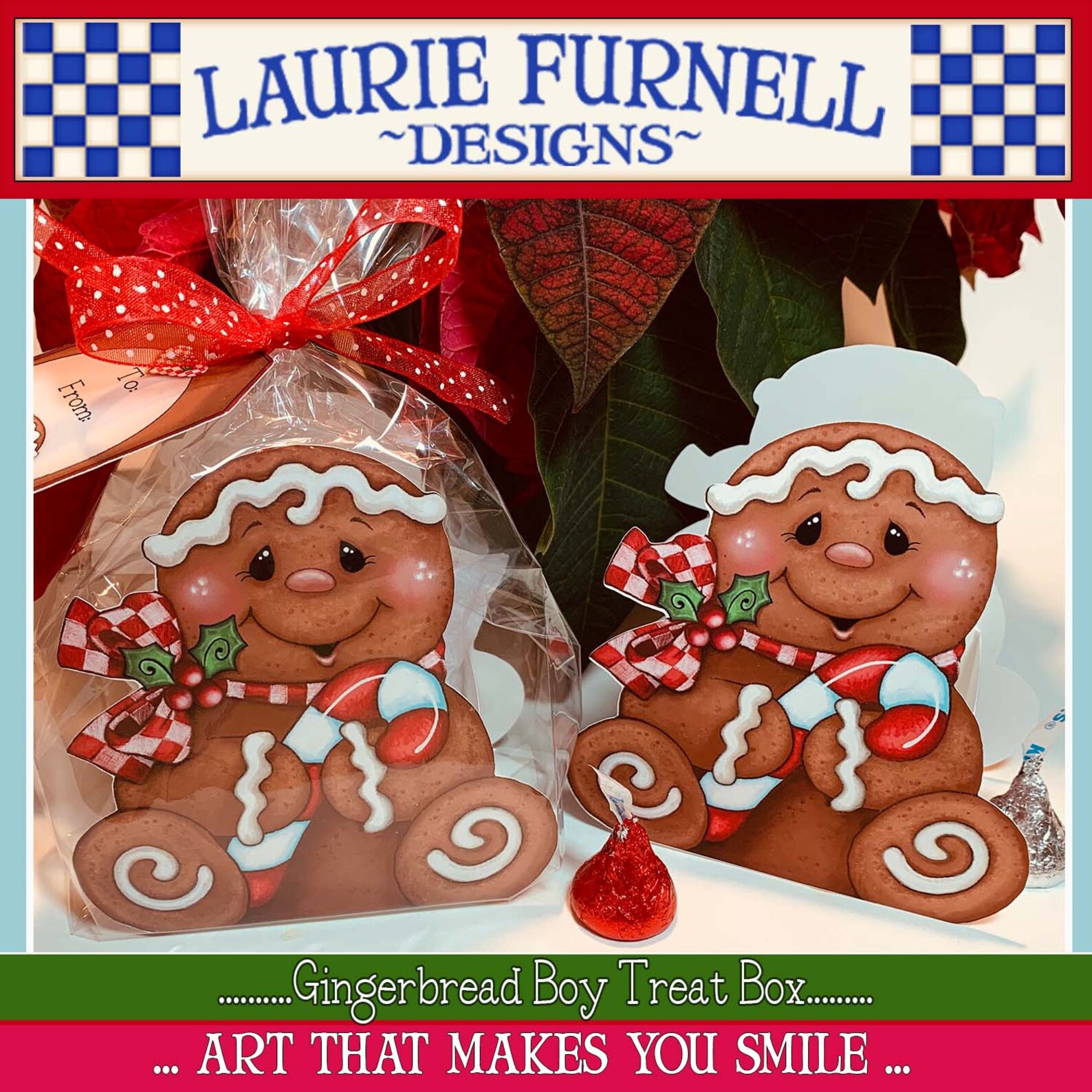 Gingerbread Boy Treat Box Gingerbread Party Favor - Etsy