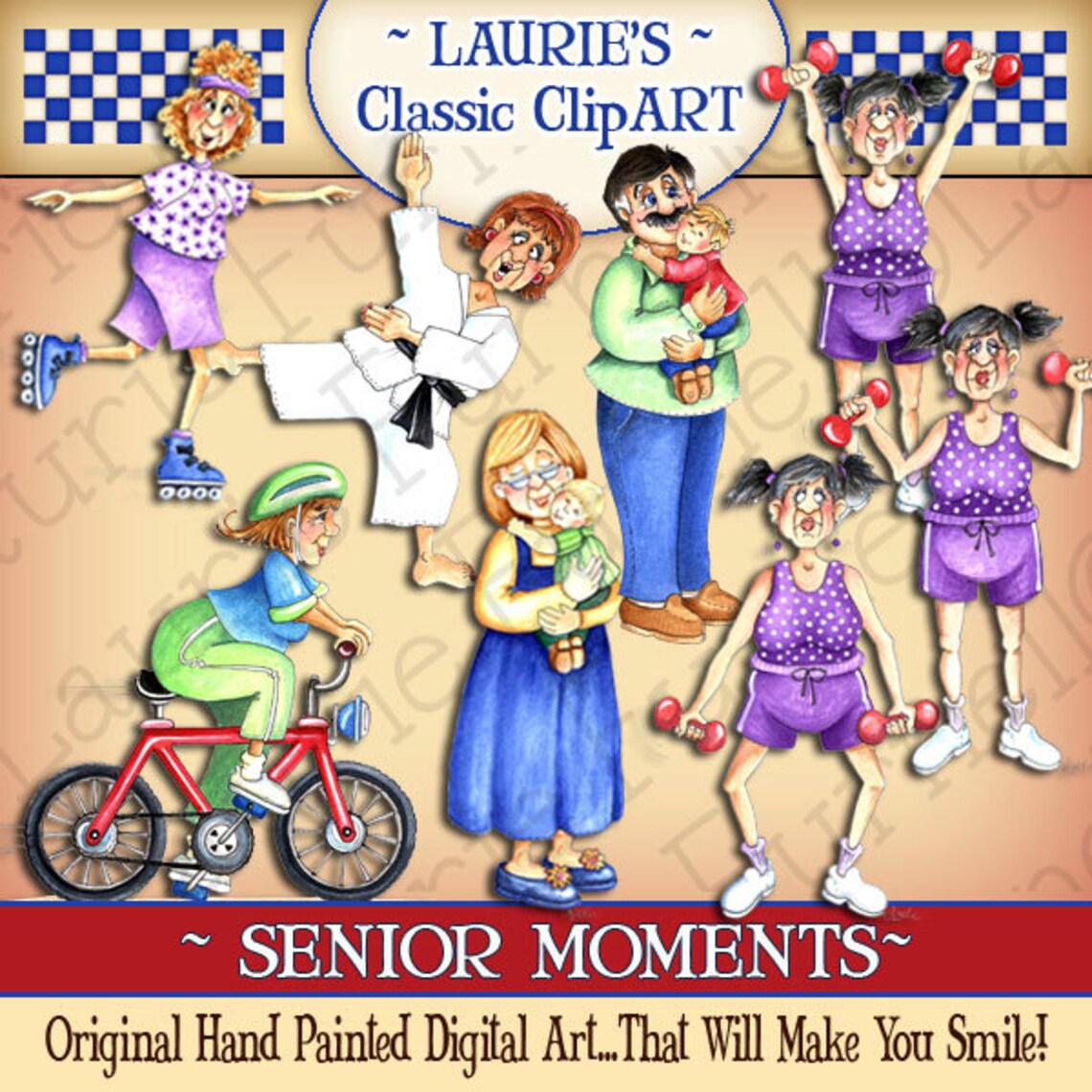 Senior Moments Digital Art Clipart Scrapbooking Card - Etsy