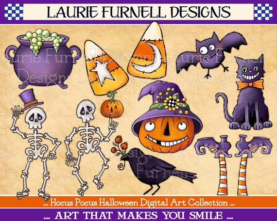 Primitive Halloween Clip Art