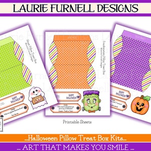 Halloween Clip Art, Halloween Treat Boxes, Frankenstein Treat Box ...