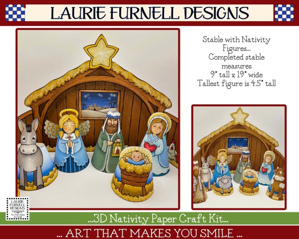 Christmas Nativity Silhouettes Digital Art Set Clipart - Etsy Canada