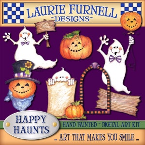 Halloween Digital Art, Halloween Clipart, Fall Clipart, Scrapbooking ...