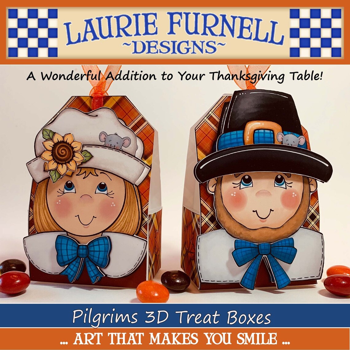 Thanksgiving Treat Box Pilgrim Treat Box Thanksgiving - Etsy