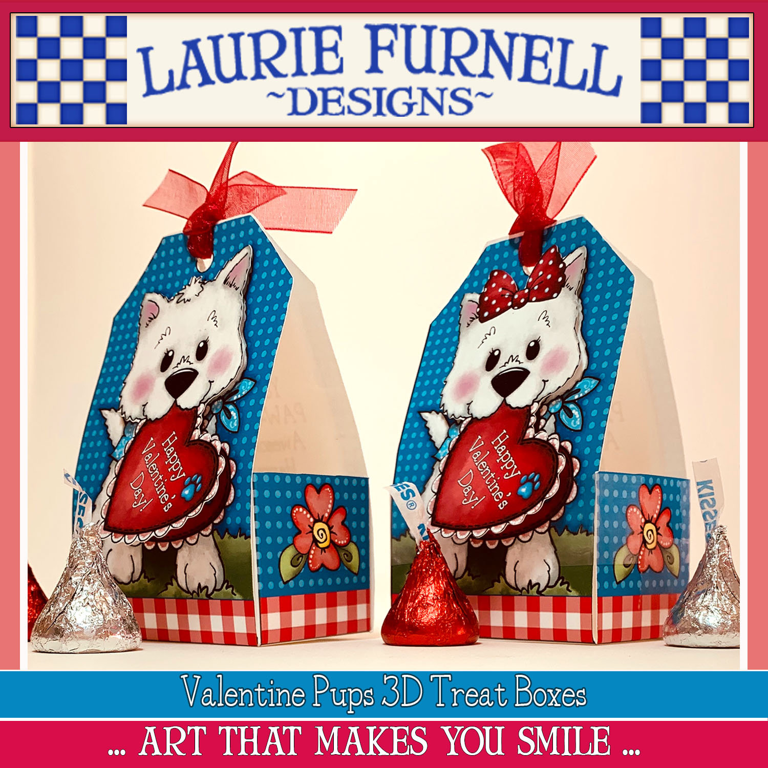 Valentine Favor Box, Valentine Puppy Treat Box, Valentine Clip Art ...