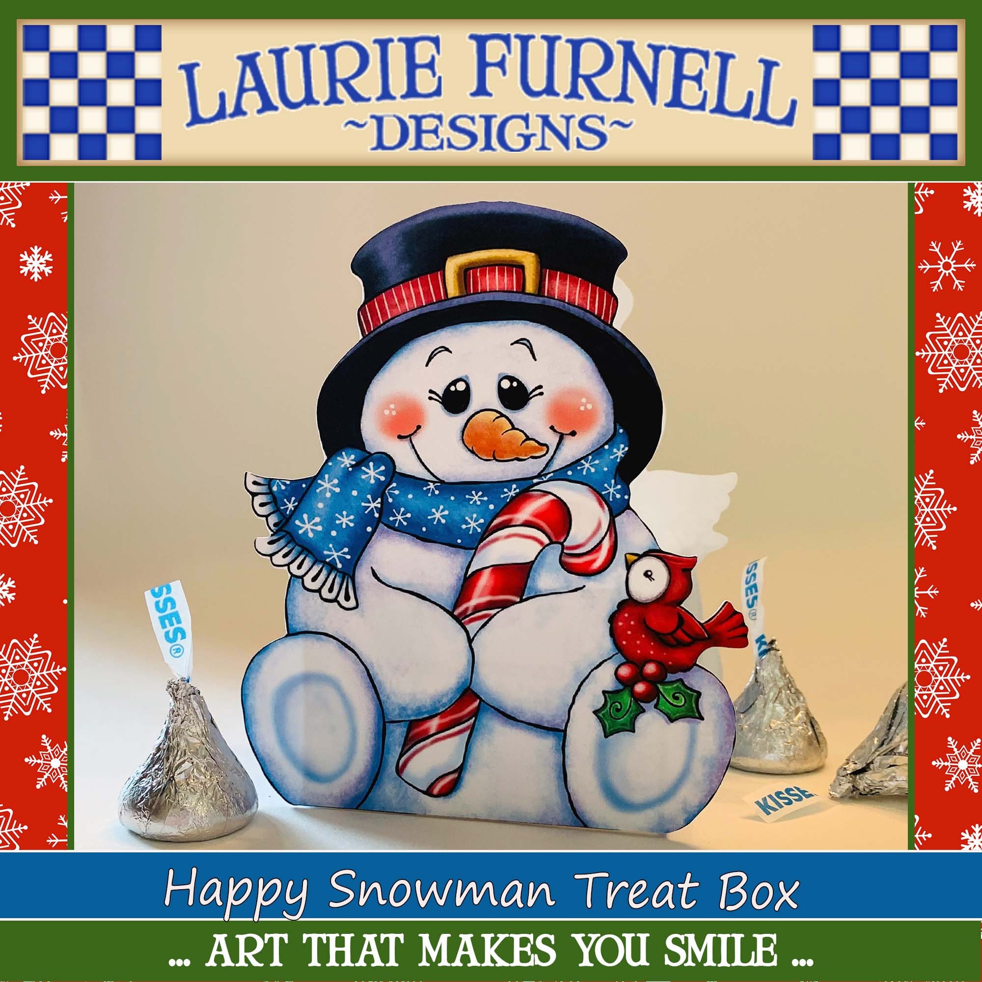 Snowman Favor Box Printable, Christmas Snowman Treat Box, Laurie ...