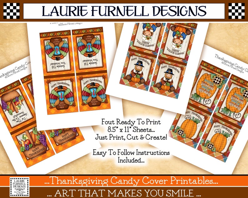 Thanksgiving Printable, Fall Candy Covers, M&M Candy Wrapper, Gift for ...