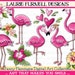 Flamingo Clip Art, Tropical Clip Art, Flamingo PNG, Flamingo Clip Art ...