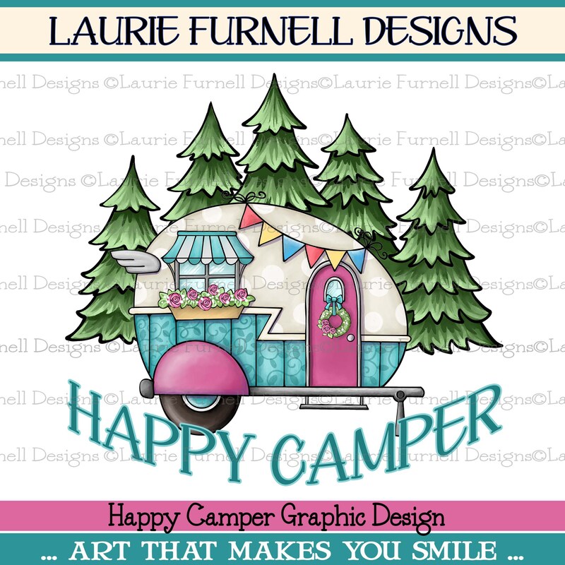 Camper Clip Art - Etsy