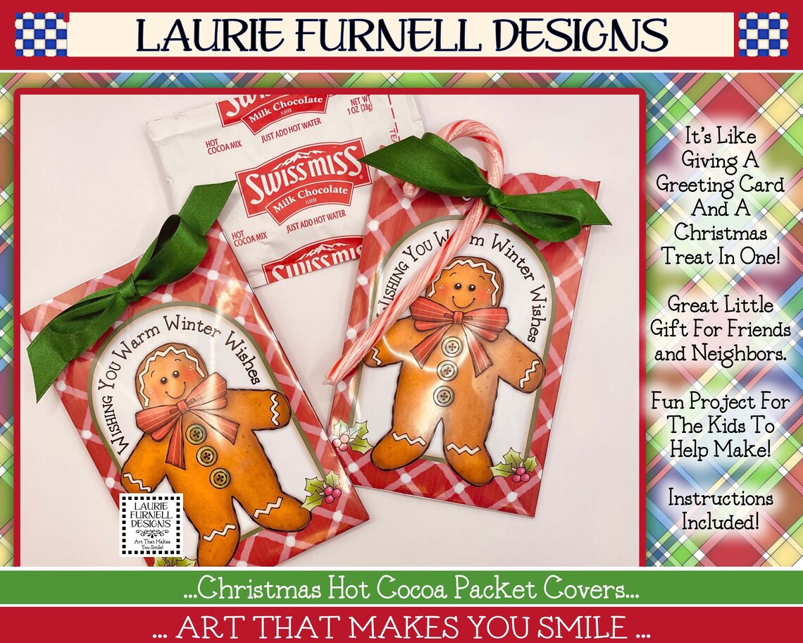 Cocoa Packet Cover, Hot Chocolate Packet Printable, Snowman Cocoa ...