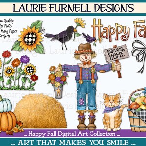 Autumn Clip Art, Fall Clip Art, Laurie Furnell, Bulletin Board Decor ...