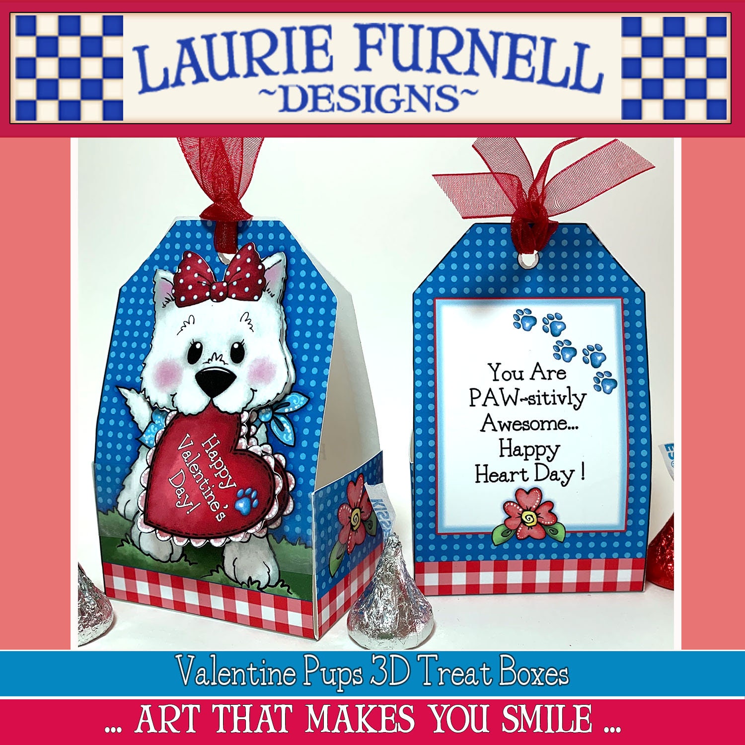 Valentine Favor Box, Valentine Puppy Treat Box, Valentine Clip Art ...