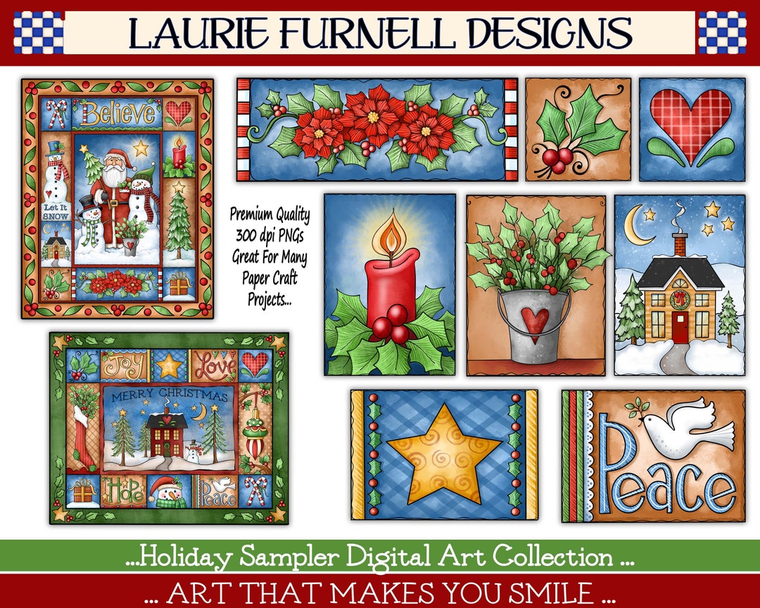 Holiday Clip Art, Christmas Clip Art, Holiday Planner Stickers, Santa ...