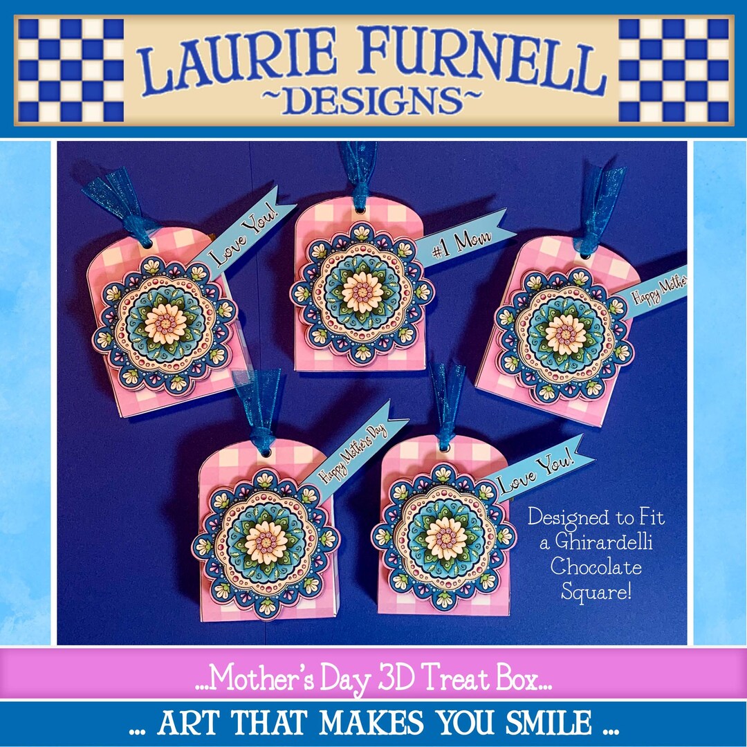 Mother's Day Treat Box Printable/mother's Day Gift/ Printable Treat Box ...