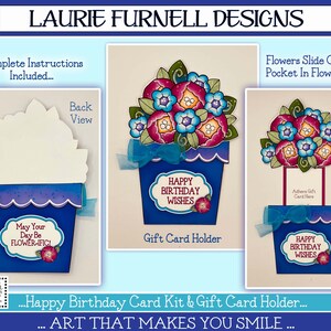 DIY Birthday Card Kit, Happy Birthday Gift Card Holder, Birthday Paper ...