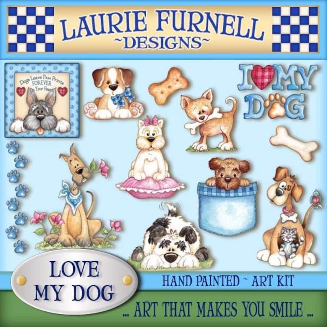 Dog Digital Art, Dog Clipart, Dog Art, Digital Art, Cute Digital Art ...