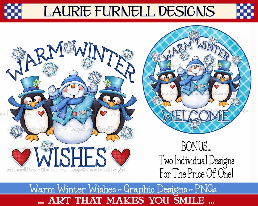 Snowman Penguin Clip Art, Warm Winter Wishes PNG, Snowman Art for ...