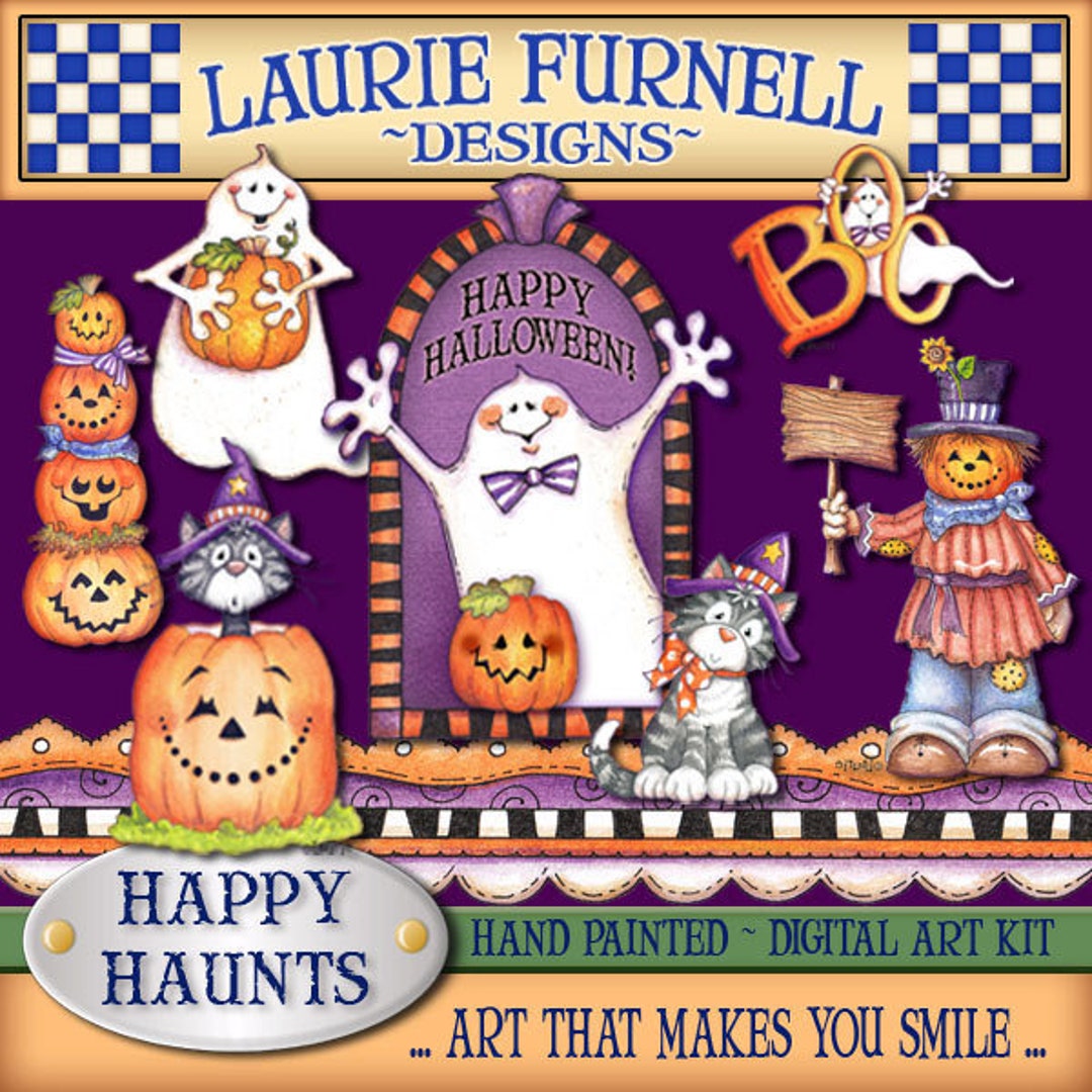 Halloween Digital Art, Halloween Clipart, Fall Clipart, Scrapbooking ...