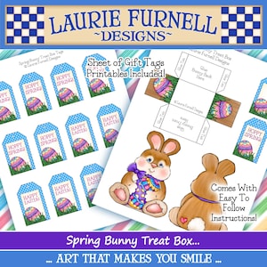 Spring Bunny Treat Box Easter Bunny Treat Box Easter Bunny Printable ...