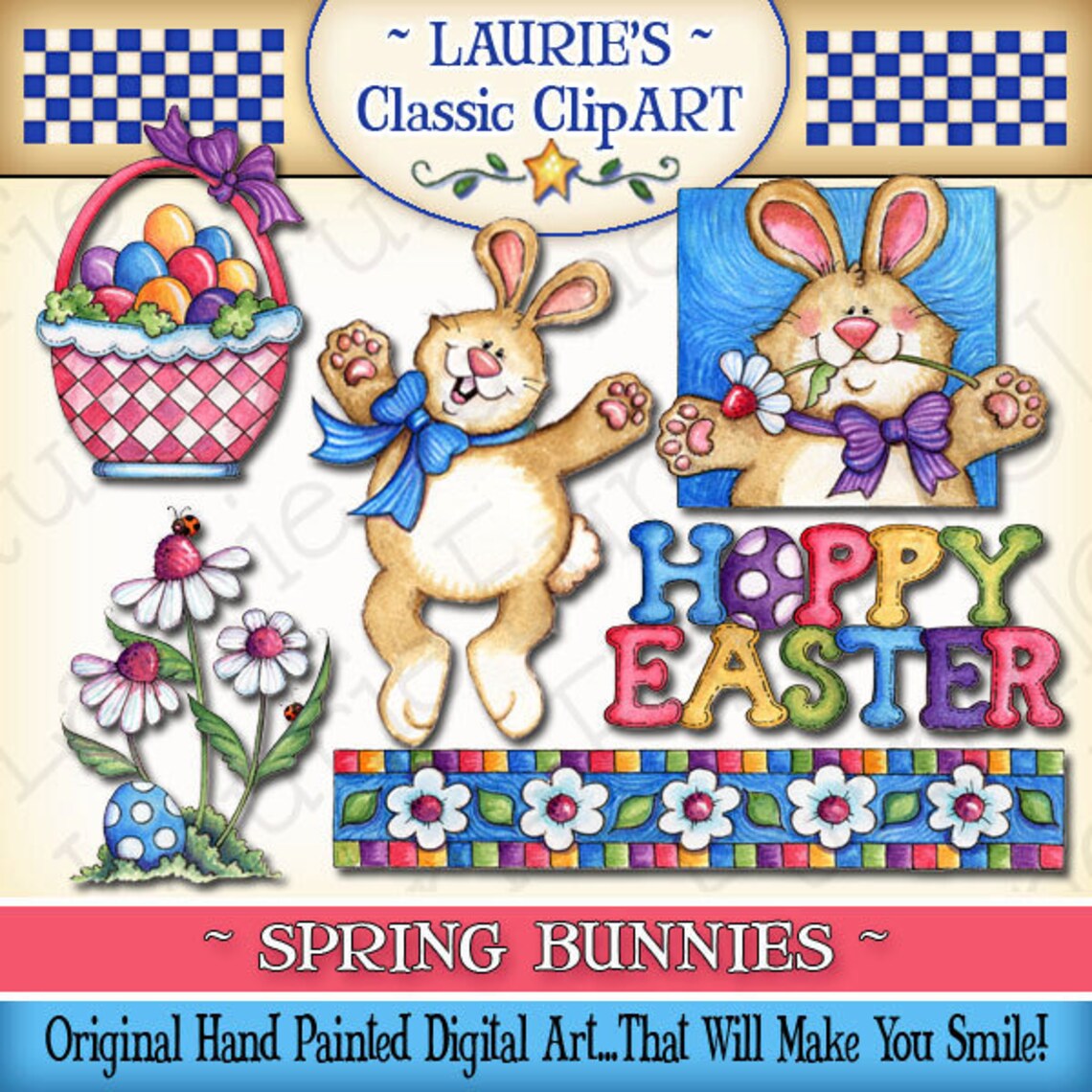 Easter Clipart, Spring Clipart, Easter Digital Art, Laurie Furnell ...