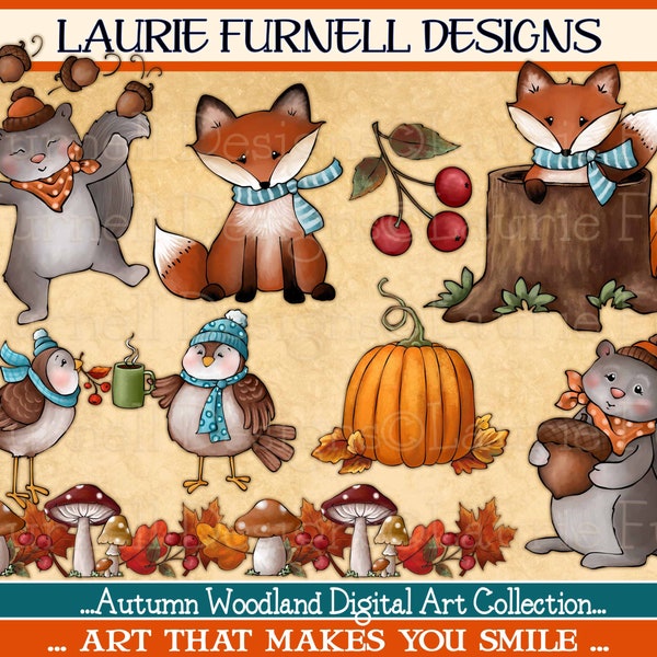 Autumn Woodland - Etsy