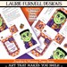 Halloween Treat Box Printable Frankenstein Candy Box Mummy - Etsy