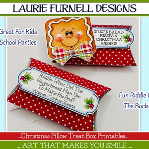 Christmas Treat Box Printables, Snowman Treat Box, Gingerbread Treat ...