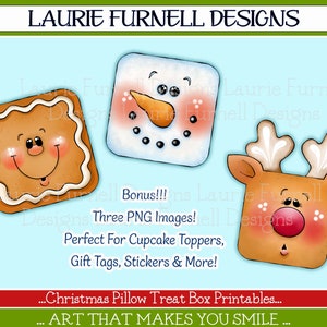 Christmas Treat Box Printables, Snowman Treat Box, Gingerbread Treat ...