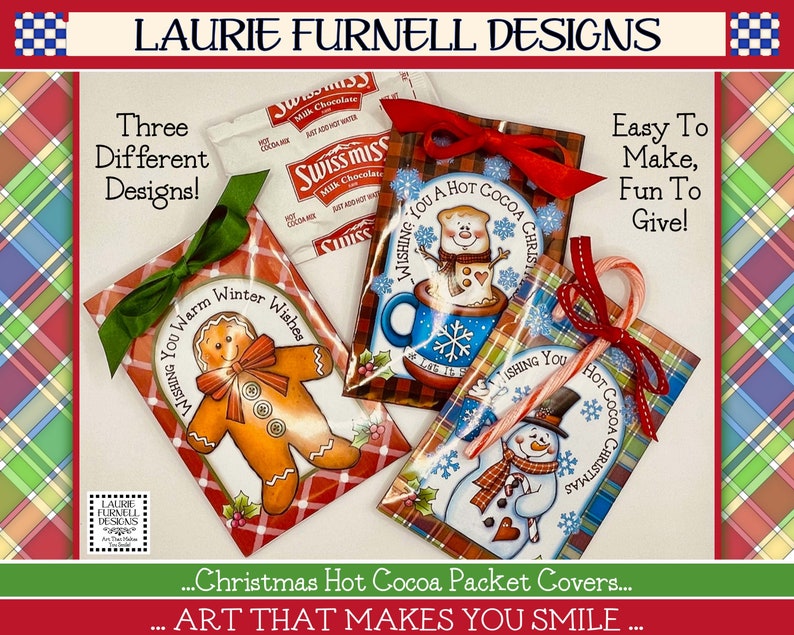 Cocoa Packet Cover, Hot Chocolate Packet Printable, Snowman Cocoa ...