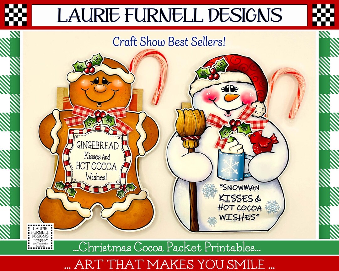 Gingerbread Boy Hot Cocoa Packet, Snowman Hot Cocoa Packet Printable ...