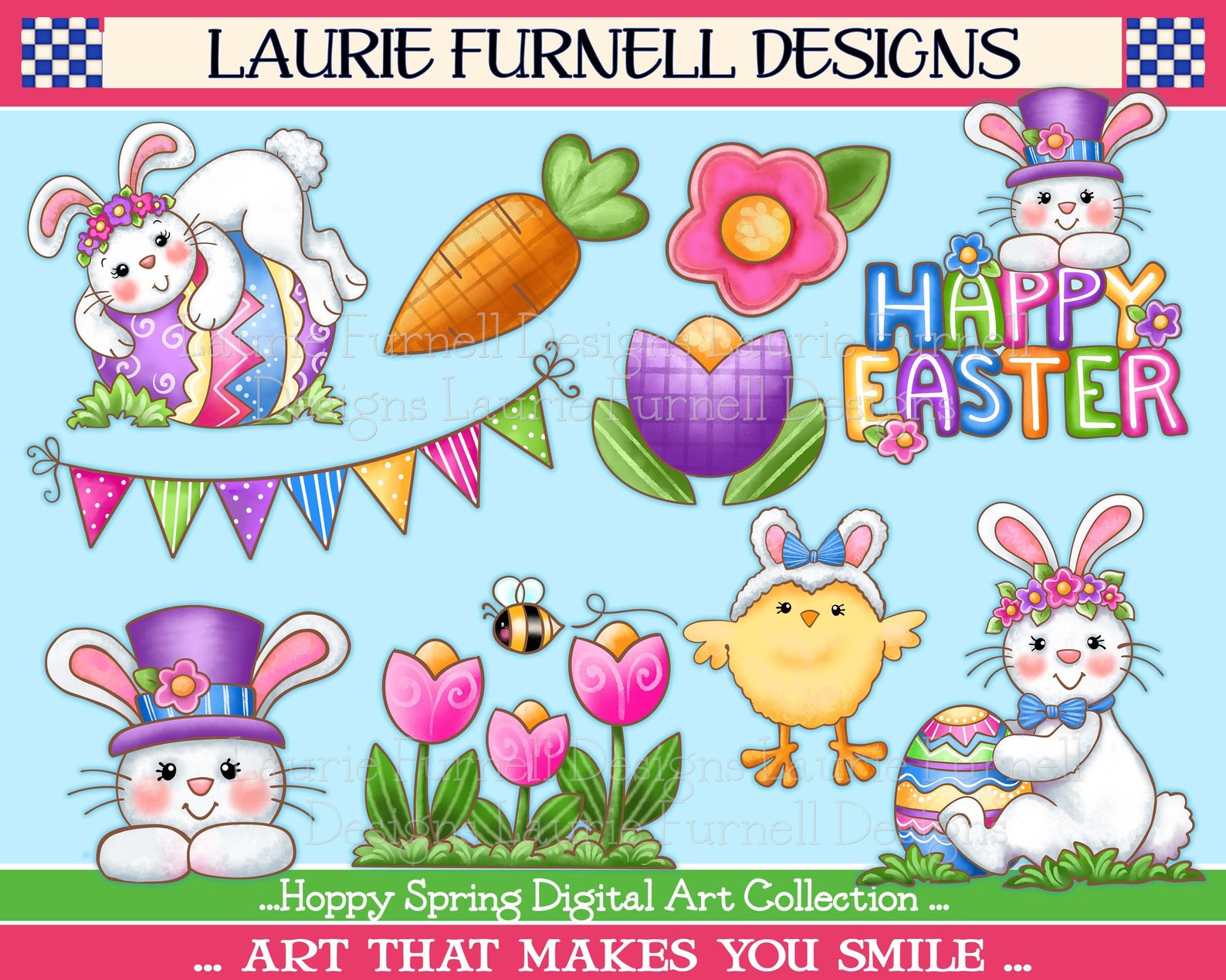 Easter Clip Art Easter Pngs Spring Clip Art Spring Pngs - Etsy
