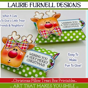 Christmas Treat Box Printables, Snowman Treat Box, Gingerbread Treat ...