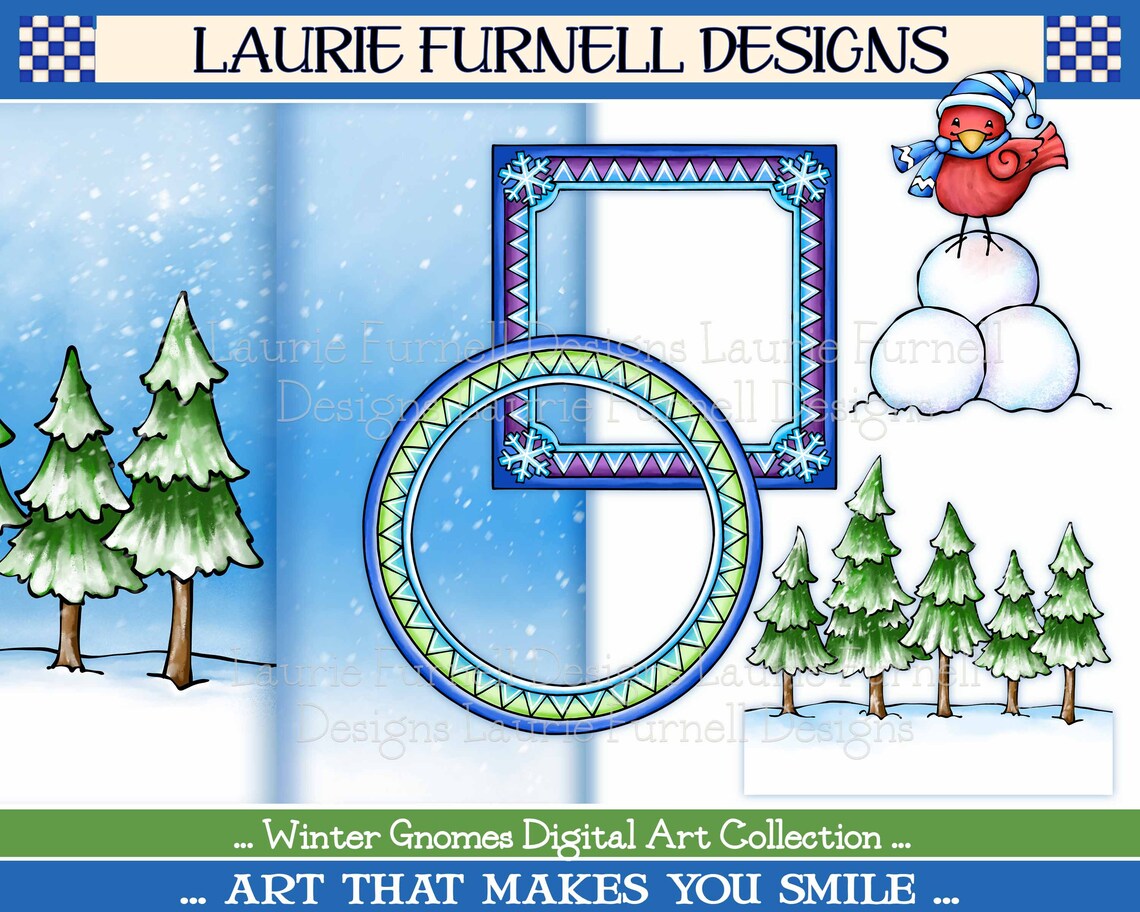 Winter Gnomes Clip Art Winter Gnome PNG Ice Skating Gnome - Etsy