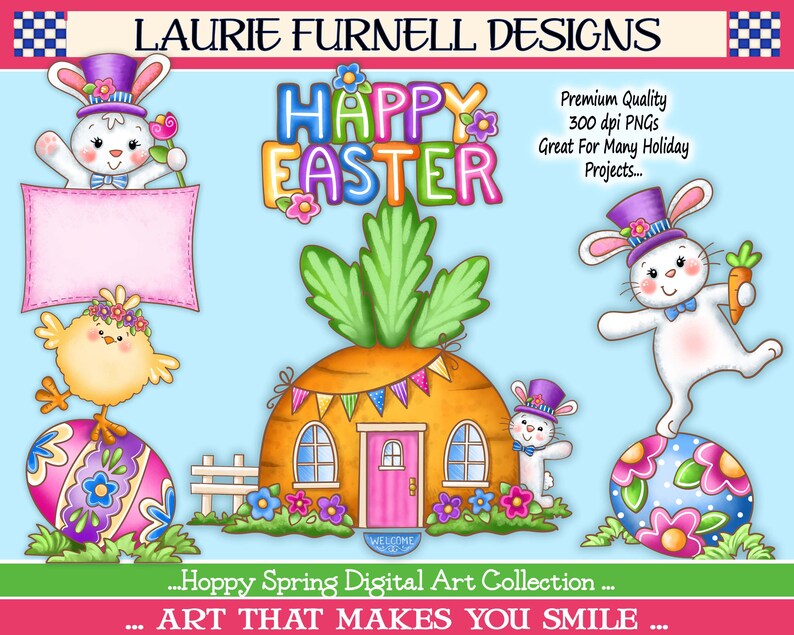 Easter Clip Art, Easter Pngs, Spring Clip Art, Spring Pngs, Art for ...